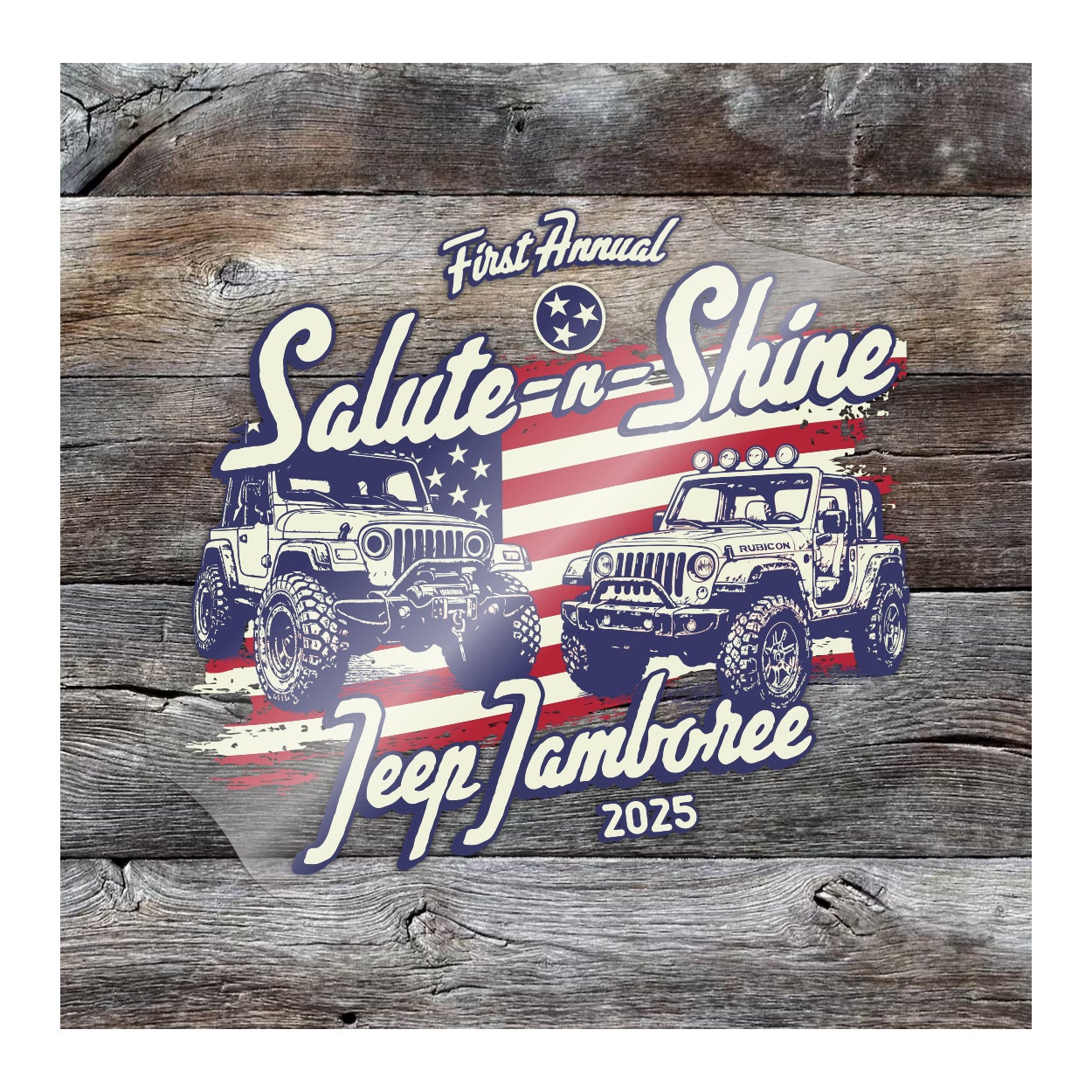 Salute-n-Shine Jamboree - Sticker | Boomtown & Co.
